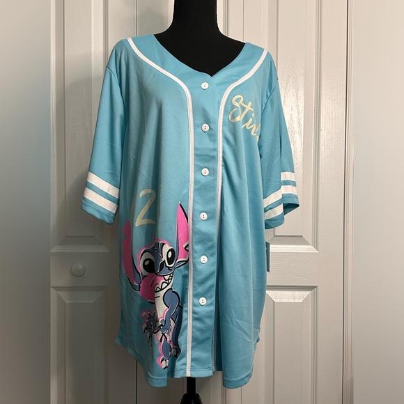 Disney | Tops | Disney Stitch Baseball Jersey | Poshmark